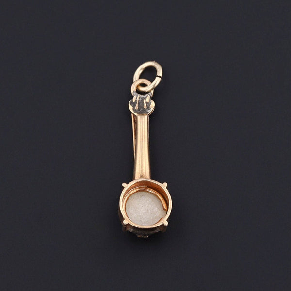 Vintage Banjo Charm of 10k Gold - Trademark Antiques